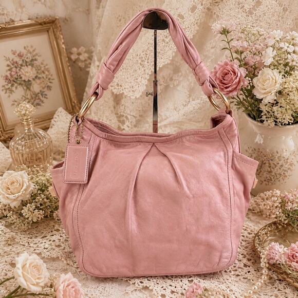 Coach | Bags | Vintage Coach Parker Hobo In Light Pink Htf | Poshmark